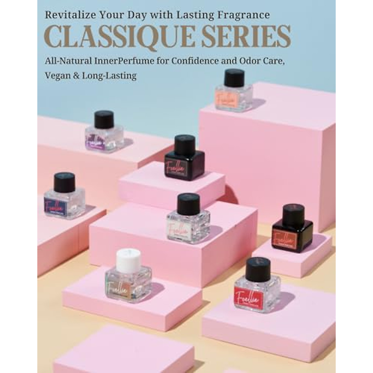 Foellie] eau de cherry blossom - Feminine Inner Beauty Perfume (for Underwear), Sweet Cherry blossom Scents Fragrance, 5ml(0.169 fl oz)