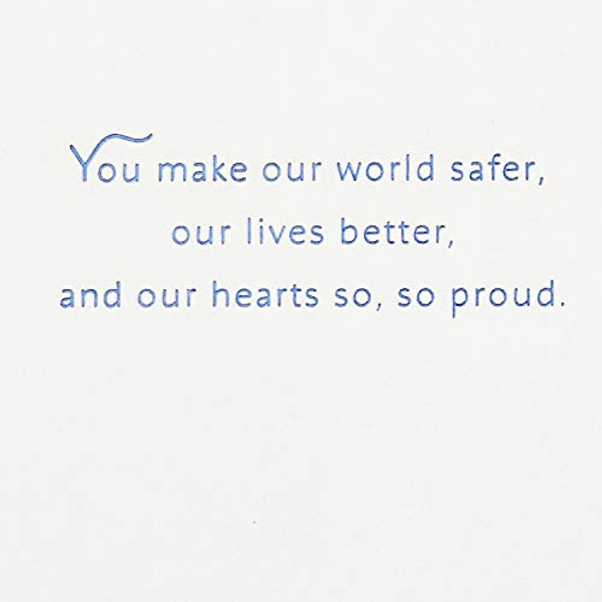 Hallmark Military Deployment Card (Wherever You Go Removable Keepsake Card)