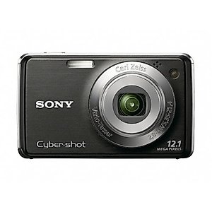 Sony Cybershot DSC-W220 12.1MP Digital Camera with 4x Optical Zoom with Super Steady Shot Image Stabilization (Black)