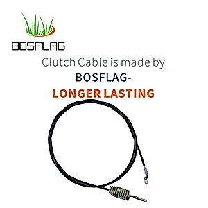 BOSFLAG 2 Pack 746-04229 Drive Clutch Cable Replaces MTD 746-04229 Clutch Cable, MTD 946-04229, 746-04229B, 946-04229B for MTD SB624, SB626, SB628, SB630, Cub Cadet 524SWE, 524WE, 526SWE Snowblowers