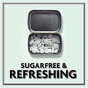 ALTOIDS Small Peppermint Breath Mints Sugar Free Hard Candy Bulk, 0.37 oz Tin (Pack of 9)