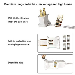 walsport Christmas Candy Cane Pathway Lights Markers Holiday Walkway Lights Outdoor Ornaments Garden Stakes Set of 12 for Yard Lawn Xmas Outside Decorations