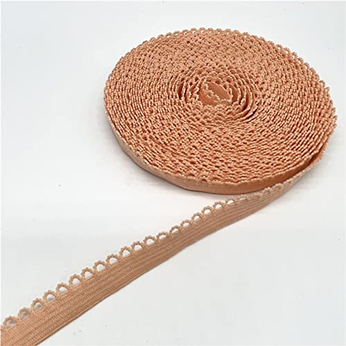 Elastic Lace Trim Fold Over Elastic Trim for Sewing Waist Band Garment Accessory 5yards/Lot 10mm