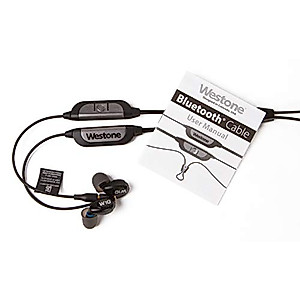 Westone W10 Single-Driver True-Fit Earphones with MMCX Audio and Bluetooth Cables