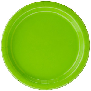 Creative Converting 24 Count Touch of Color Paper Dessert Plates, Fresh Lime