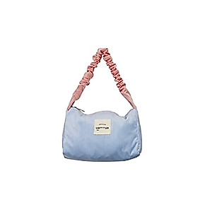 Ulisty Women/Girls Small Corduroy Underarm Bag Fashion Cute Shoulder Bag Mini Hobo Bag Casual Handbag blue