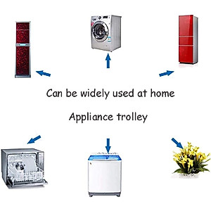 JMYSD Washer and Dryer Stands with 12 Foot, Movable Adjustable Base Stand for Washing Machine & Dryer Base Platform,Strong Feet for Washing Machine