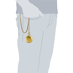 Charles-Hubert, Paris 3780-G Gold-Plated Mechanical Pocket Watch