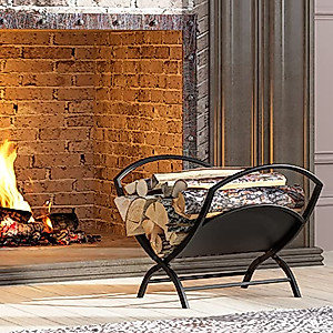 Fire Beauty Fireplace Log Holder Folding Firewood Rack Indoor, Outdoor Firewood Rack,Stacking Rack,Storage Rack for Firewood