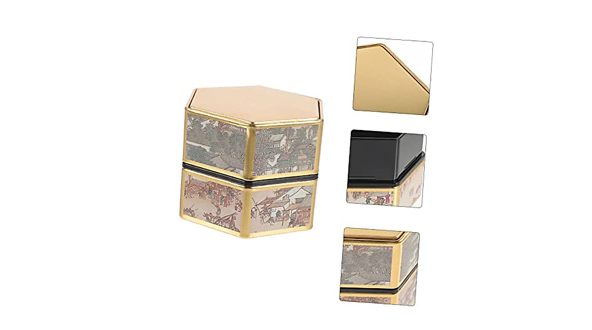 TEHAUX Metal Tea Canister - Stylish Tea Storage Solution