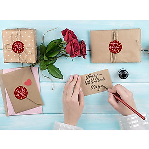 SICOHOME Happy Valentine's Day Stickers 1.5" Valentine's Day Envelope Seals Labels Stickers Valentine's Day Gift Sticker Party Favor Stickers Envelope Seals Sticker for Kids