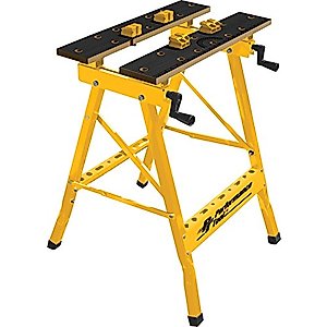 Performance Tool W54025 Portable Multipurpose Workbench and Vise (200 lbs Capacity) , Yellow