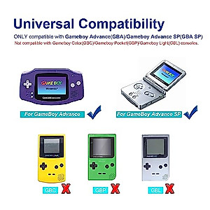 CUENSTOP GBA Link Cable, 2 Player Game Link Cable for Nintendo Gameboy Advance SP/Gameboy Advance, 3.9ft