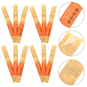 Healvian Paper Bags 500pcs Disposable Chopsticks Bags Paper Cutlery Holder Chopsticks Flatware Holder Cutlery Bags Pocket Sleeves Utensils Sleeves A Paper Chopsticks Sleeve