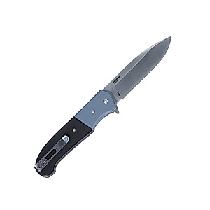 Columbia River Knife & Tool Ignitor EDC Folding Pocket Knife: Assisted Opening Everyday Carry, Plain Edge, Liner Lock with G10 Handle 6880