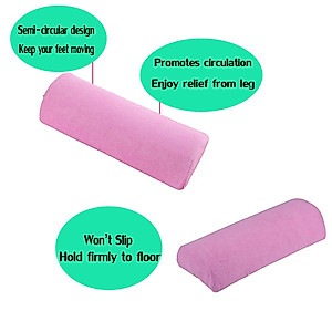 SKYZONAL Memory Foam Bolster Pillow with Removable Cover for Neck Leg Back Lumbar Spine Knee Pain Relief Pillow Lumbar Support Multi-use for Bed, Sleeping