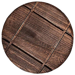 3 Pack 11 Inch Large Wood Trivet for Hot Dishes Pots and Pans Farmhouse Kitchen Trivet Wooden Rustic Bamboo Trivets Decorative Countertops Stove Trivets