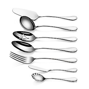 Artaste 18/10 Stainless Steel Elegant Serving & Hostess Flatware Sets (7-Piece Hostess Set)