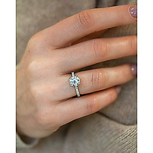 Kobelli 2ct Round Moissanite Fancy Hidden Halo - white-gold / 5.0 G-H