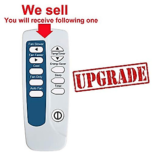 RCECAOSHAN Replacement for Frigidaire Air Conditioner Remote Control Model Number RG15D/E-ELL RG15D/E-ELL1