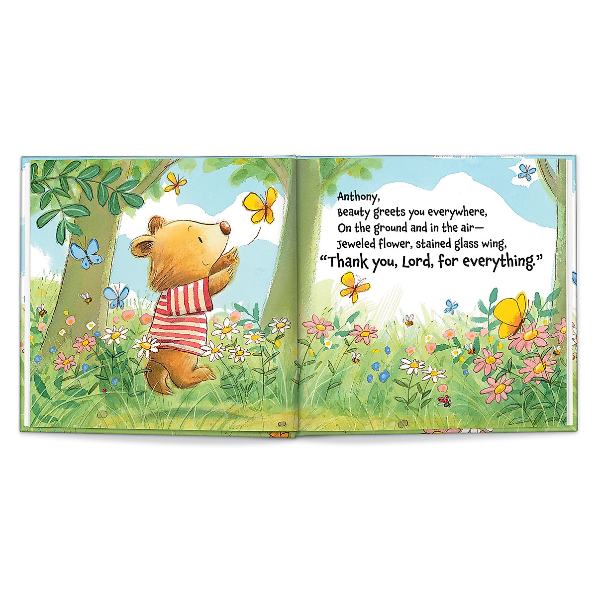 Thank You, Lord, for Everything Personalized Children's Story - I See Me! (Hardcover)