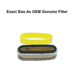 MOWFILL 2 Pack 17210-ZE6-505 Air Filter Replace for Honda 17210-ZE6-003 17211-888-013 Lesco 050389 Fits Honda GV150 GV200 GVX120 GVX1210 HR194 HR195 HR21 HR214 HR215 HR21 HRA21 HRA214 HRA215 HRC215