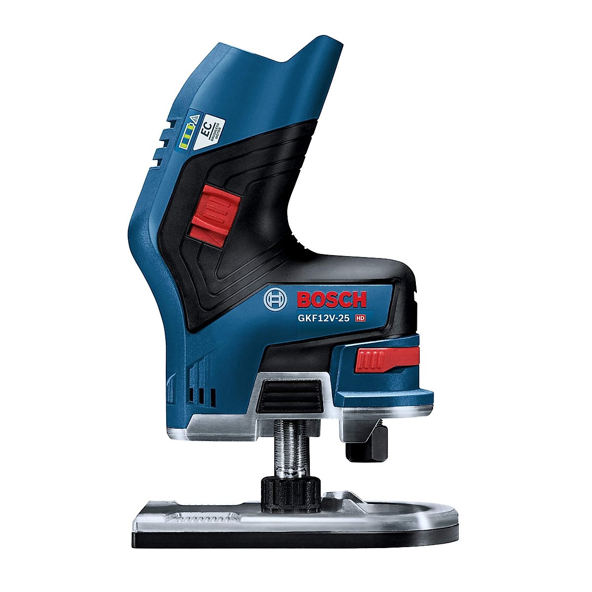 Bosch 12V Max Palm Edge, 13000 RPM EC Brushless Motor, Bare Tool Router with Cordless Convenience, Depth-Adjustment System (Renewed)