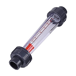 QANYEGN Water Flowmeter, Plastic Tube Type Water Rotameters, Instaneous Liquid Flowmeter for Process Control