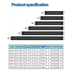 MingDak LED Aquarium Fish Tank Light Fixture,Full Spectrum Lighting for Freshwater Planted Aquariums,Slim & Thin Aluminum Housing,Extendable Brackets Fit 12" to 18" Fish Tank Model MDGLSD01B-12S