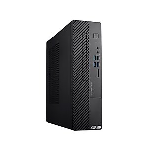 ASUS ExpertCenter D500SC Small Form Factor Desktop PC, Intel Core i5-11400, 8GB DDR4 RAM, 256GB PCIe SSD, TPM, Windows 10 Pro, Black, D500SC-XH502