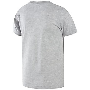 New Balance Boys' Active Shorts Set - 2 Piece Performance Short Sleeve T-Shirt and Fleece Sweat Shorts (Size: 8-12), Size 10, Grey