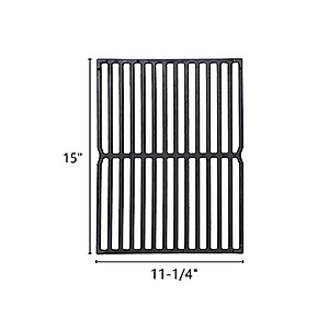 GasSaf Parts Kit Replacement for Weber 7534 7522, Spirit 500, Genesis Silver A, Spirit 200 Series E200, E210, S200, S210 with Side Control Knob, 21.5 inch Flavorizer Bars and 15 inch Grill Grates