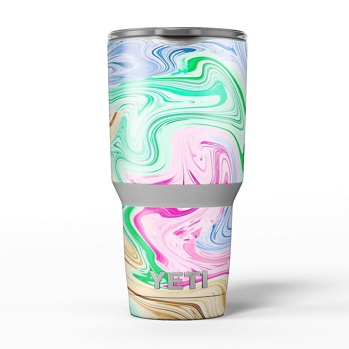 Design Skinz Mixed ColorOil - Skin Decal Vinyl Wrap Kit Compatible with The Yeti Rambler Cooler Tumbler Cups
