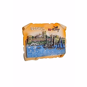 Bodrum Turkey Refrigerator Magnet Travel Gift Souvenir Fridge Magnet Home Kitchen Decoration 3D Fridge Magnetic Sticker