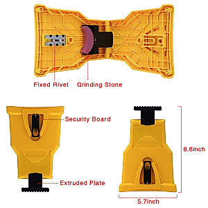 EYBS Chainsaw Sharpener, Portable Chain Saw Blade Teeth Sharpener Fast-Sharpening Stone Grinder Tools Suitable