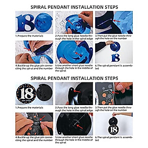 18th Birthday Decorations for Boys and Girls Dark Blue, HAPPY BIRTHDAY Banner Silver Number 18 Balloons, Deep Blue Theme Party for Him - 18 Years Old Birthday Party Supplies Kit for Her