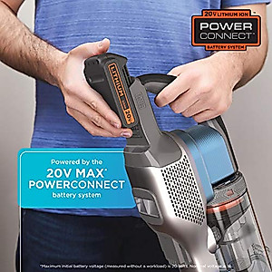 BLACK+DECKER Powerseries Extreme Cordless Stick Vacuum Cleaner, Blue (BSV2020G)
