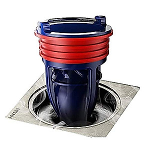 Shower Floor Drain Backflow Preventer One Way Drain Valve Sewer Core Patented Magnetic Drainage Insert Drain Plug(1.5-1.77in Hole) (Suitable for Tube Depth 2.56-4.13in) (Depth 3.15in)