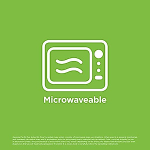 Dixie PerfecTouch 10 Oz. Insulated Paper Hot Coffee Cup by GP PRO (Georgia-Pacific), Coffee Haze, 92959, 1,000 Count (50 Cups Per Sleeve, 20 Sleeves Per Case), Coffee Haze