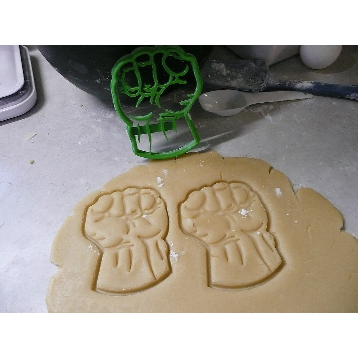 INSPIRED BY HULK FIST SUPERHERO CHARACTER COOKIE CUTTER BAKING TOOL MADE IN USA PR463