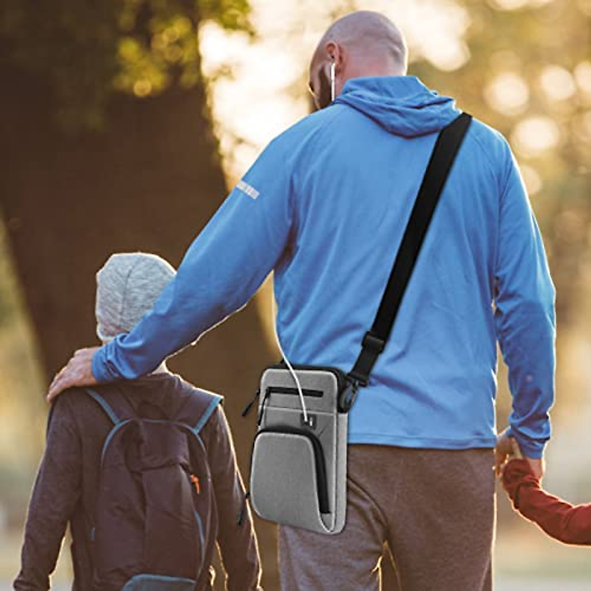 Tablet Sleeve Compatible with 11 Inch New iPad Pro,10.9 inch New iPad Air 4, 10.2 Inch iPad, Microsoft Surface Go, Samsung Galaxy Tab, Fit Magic Keyboard and Smart Keyboard Folio.(11 inch Grey)