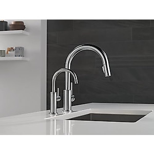 DELTA FAUCET Contemporary Round Instant Hot Water Dispenser, Arctic Stainless