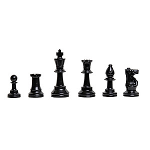 The House of Staunton Four Player Chess Set Combination - Single Weighted Regulation Colored Chess Pieces, Four Player Vinyl Chess Board