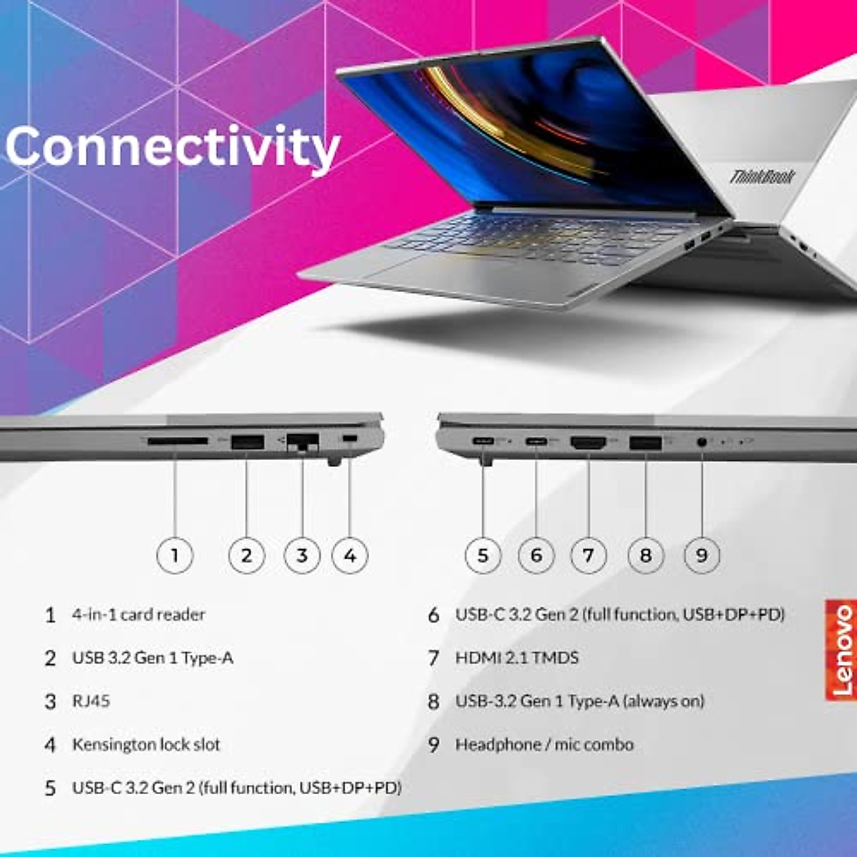 Lenovo ThinkBook 15 Premium Business Laptop, AMD Ryzen 5 5500U Processor (6 Cores, 4.0GHz), 15.6" FHD IPS Anti-Glare Display, 20GB RAM, 1TB SSD, Backlit Keyboard, Fingerprint Reader, Windows 11 Pro