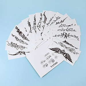 ELANE 19 Sheets Temporary Tattoos for Women Sexy,Tattoo Stickers for Women,Fake Tattoos Women,Tattoo Stickers for Men