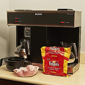 Folgers Classic Roast Filter Packs, Premeasured Ground Coffee and Filter in a Single Pouch, 4 Boxes 160 Count
