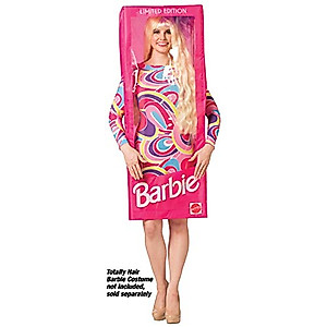 Rasta Imposta Barbie Box Accessory Only for Your Halloween Costume, Pink, Women’s, Adult, One Size
