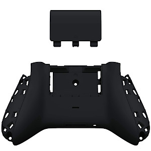 eXtremeRate Custom Back Cover Shell for Xbox Core Wireless Controller, Black Replacement Controller Battery Cover & Bottom Shell for Xbox Series X & S Controller [Controller NOT Included]