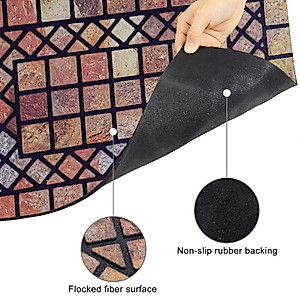 CHICHIC Door Mat Welcome Mat 18x 30 Inch Front Door Mat Outdoors for Home Entrance Outdoors Mat for Outside Entry Way Doormat Entry Rugs, Heavy Duty Non Slip Rubber Back Low Profile, Heart