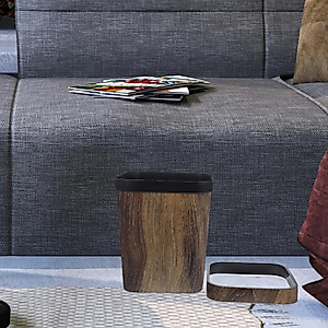 STOBAZA Trash Can Wastebasket Household Garbage Bin Home Office Bathroom Kitchen 10inx10inx12in